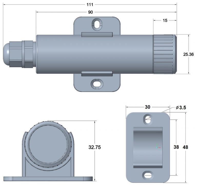 DigiGas-VOC TVOC eCO2 and Air Quality Index Sensor, SDI12, RS485 ...